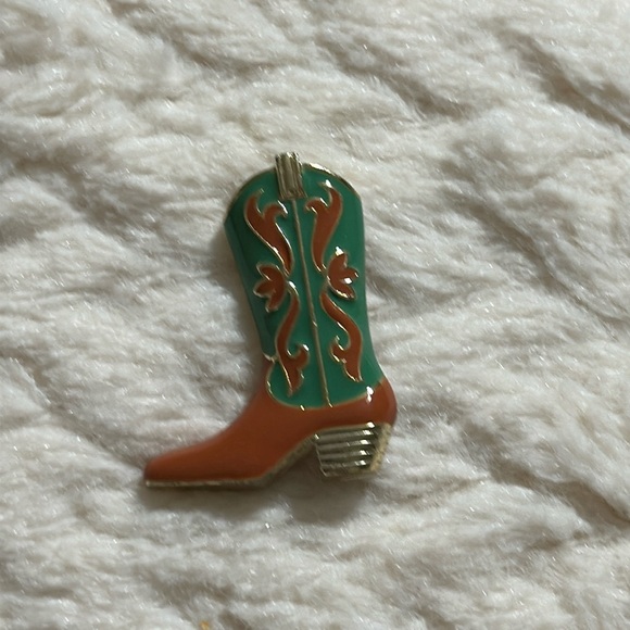 Jewelry | Vintage Enamel Cowboy Boot Brooche | Poshmark